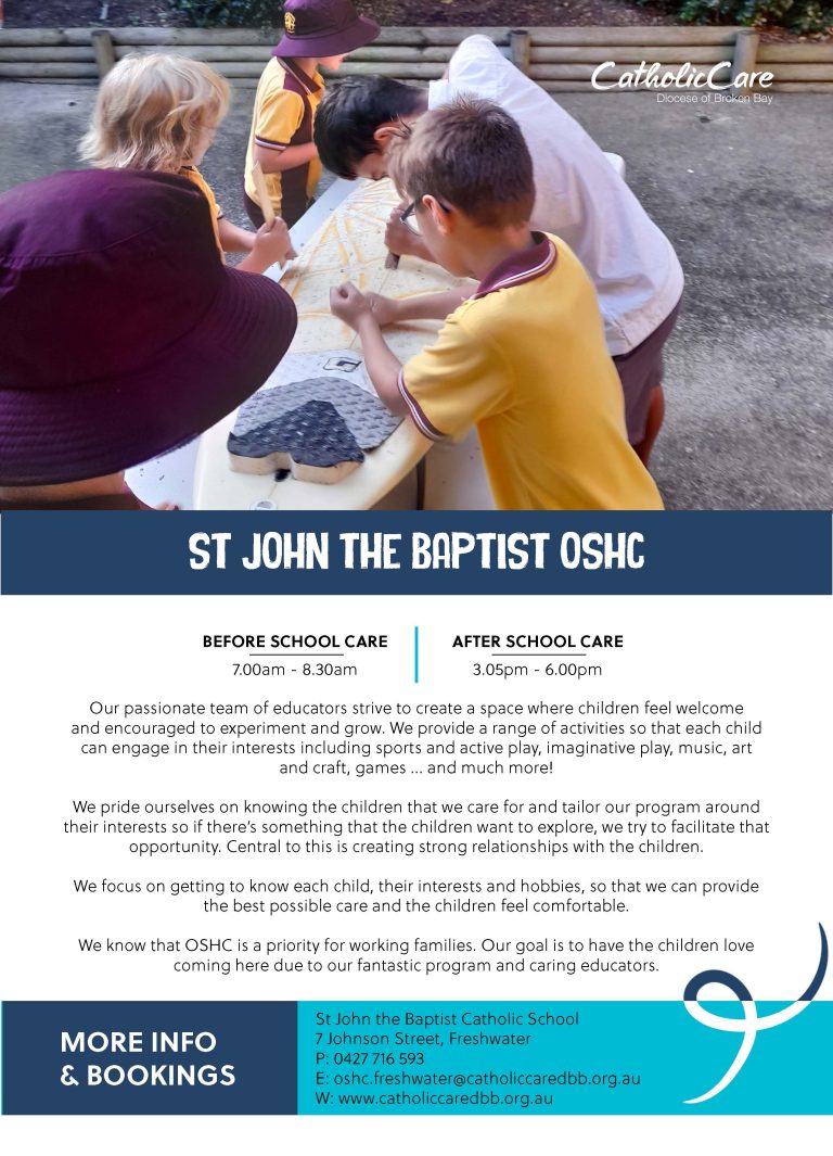 Outside School Hours Care (OSHC) - St John the Baptist, Freshwater